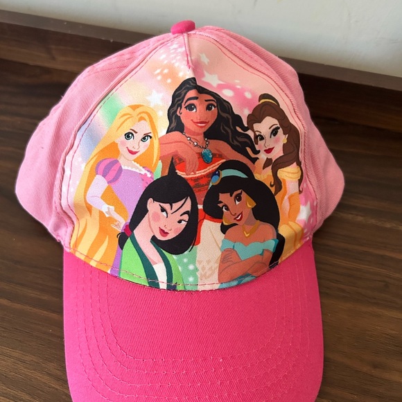 Disney | Accessories | Disney Princess Pink Cap | Poshmark